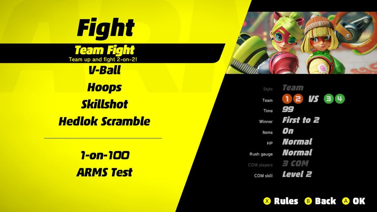 Team Fight - ARMS Institute, the ARMS Wiki
