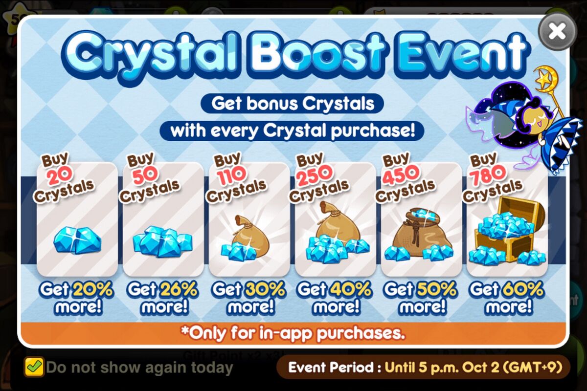 Crystal Boost Event - Cookie Run Wiki