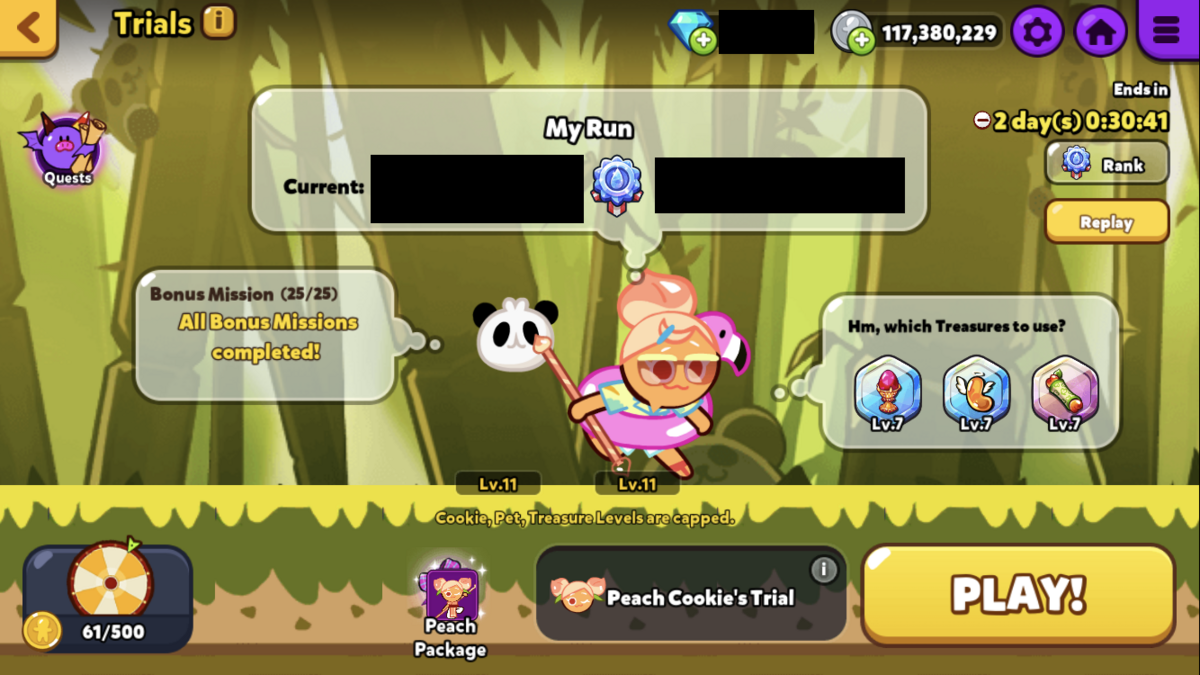 Peach Cookie's Trial - Cookie Run Wiki