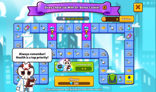 Dicey Check-Up - Cookie Run Wiki
