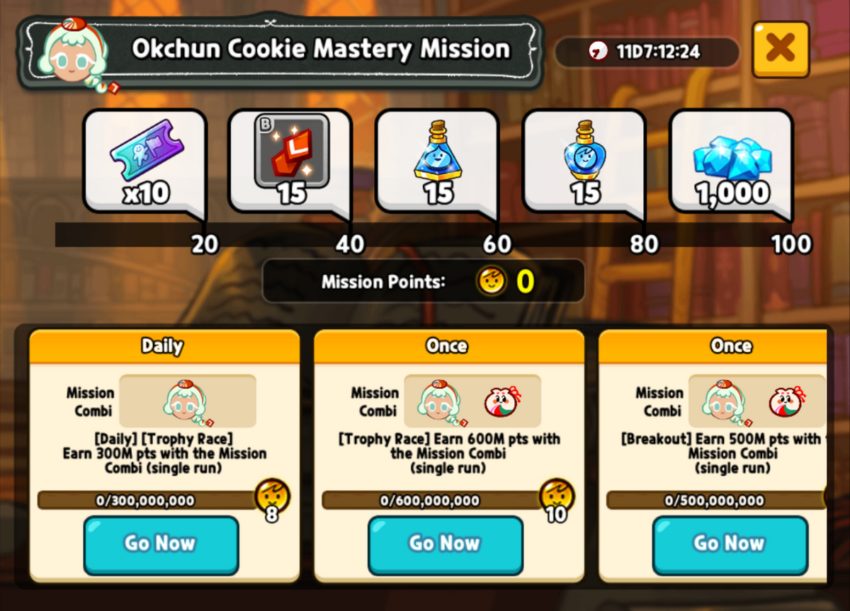 Mastery Mission - Cookie Run Wiki