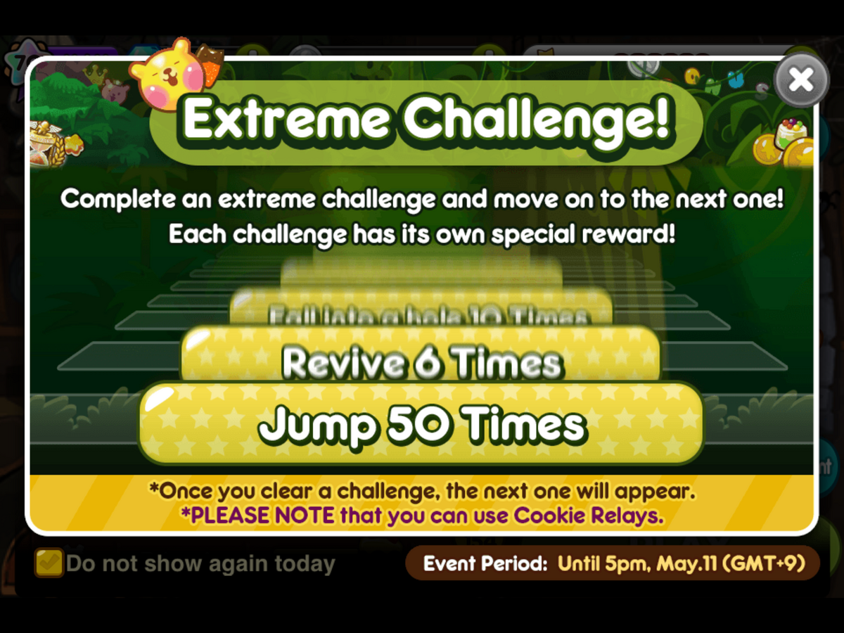 Extreme Challenge (April 2015 event) - Cookie Run Wiki