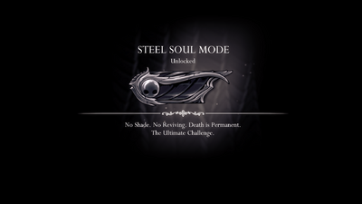 Steel Soul Mode - Hollow Knight Wiki