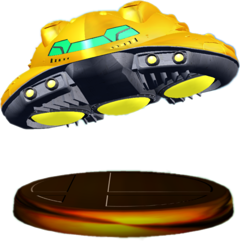 File:Samus's Starship ssbm Trophy.png - Metroid Wiki