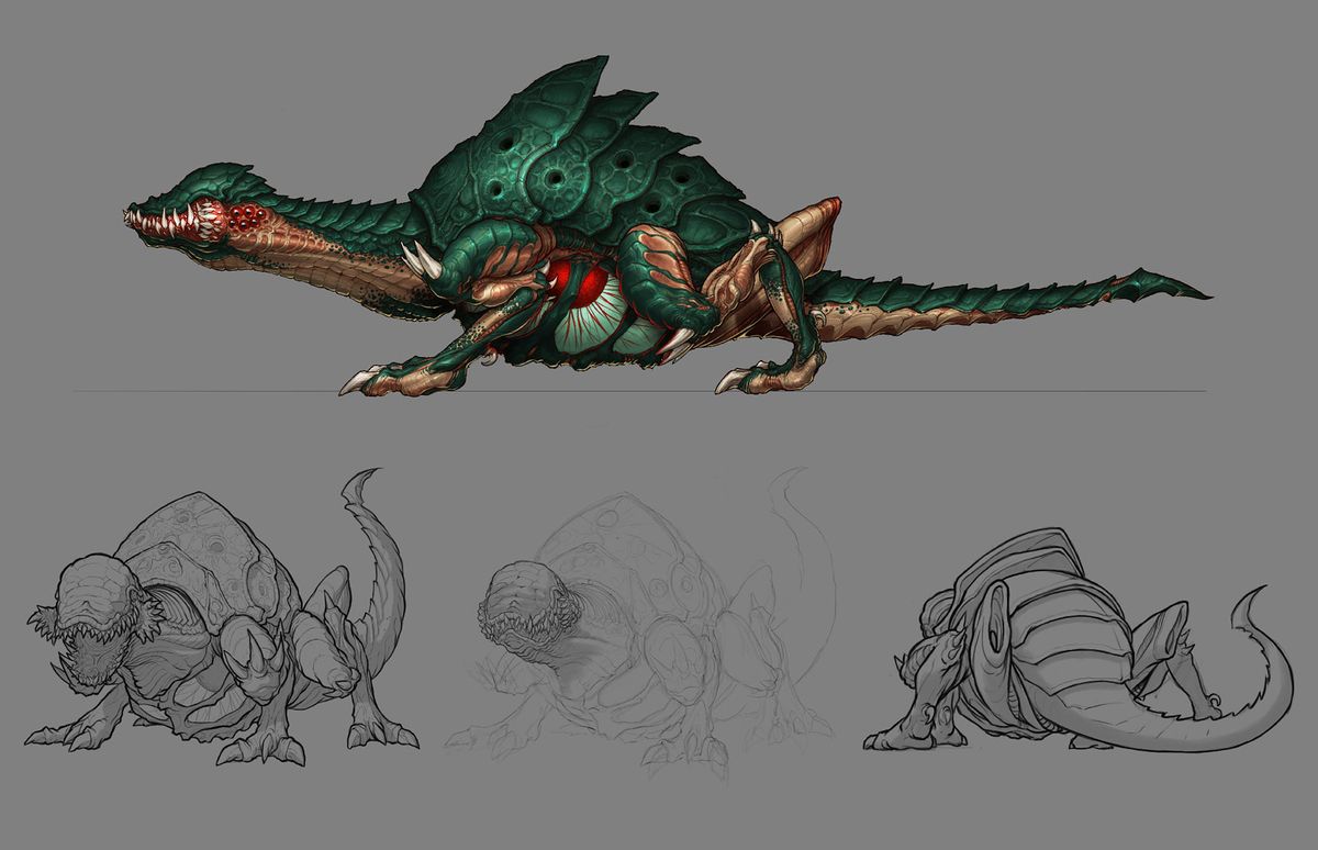 File:SR Queen Metroid concept.jpg - Metroid Wiki