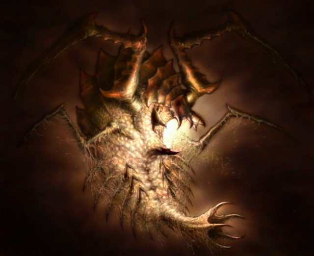 File:Parasite Queen mp1 Artwork 01.png - Metroid Wiki