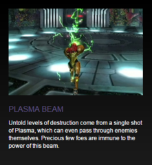 Plasma Beam - Metroid Wiki