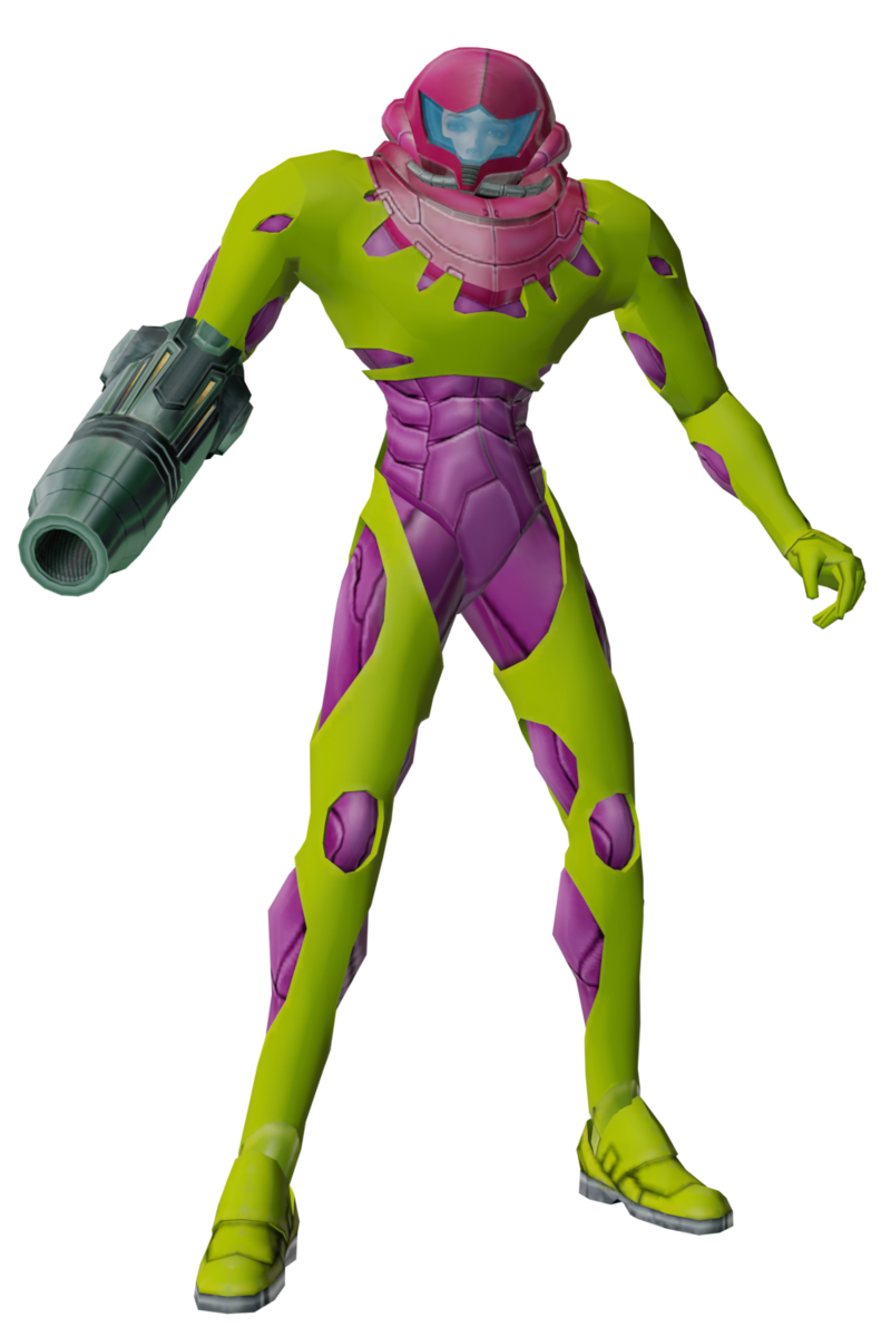 File:MP1 Suit Varia Fusion Suit Model.png - Metroid Wiki