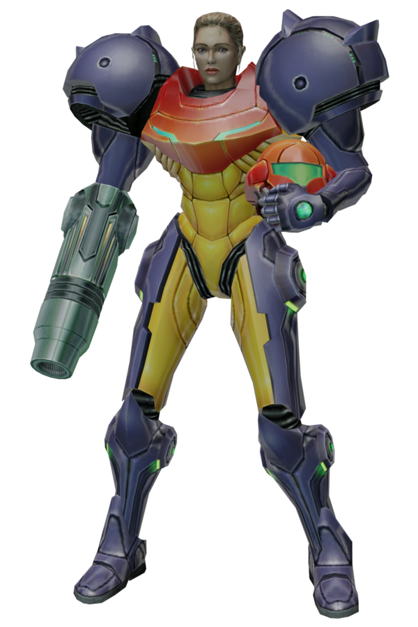 File:MP1 Character Samus Gravity Suit Unmasked.png - Metroid Wiki