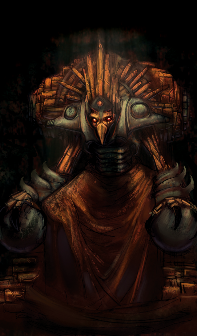 File:MP1 Artwork Chozo Statue.png - Metroid Wiki
