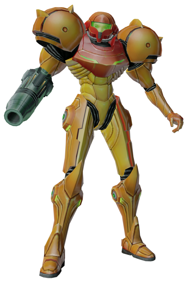 File:MP1 Suit Varia Suit Model.png - Metroid Wiki