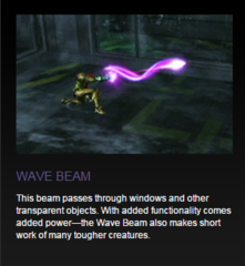 Wave Beam - Metroid Wiki