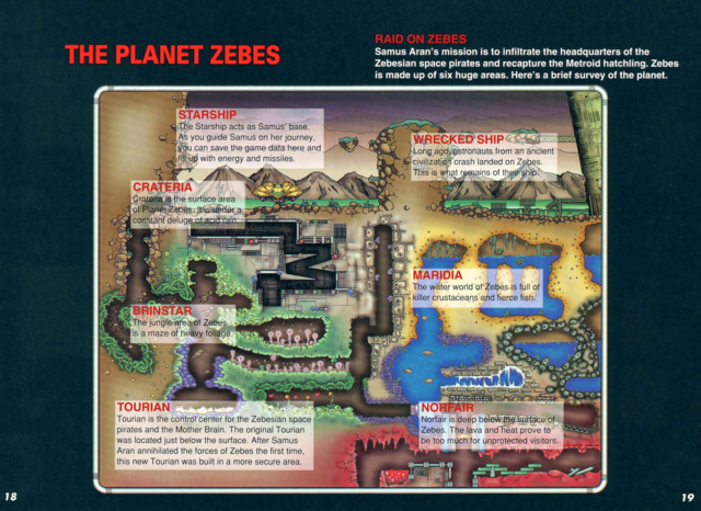 File:SM Manual Planet Zebes Map.png - Metroid Wiki