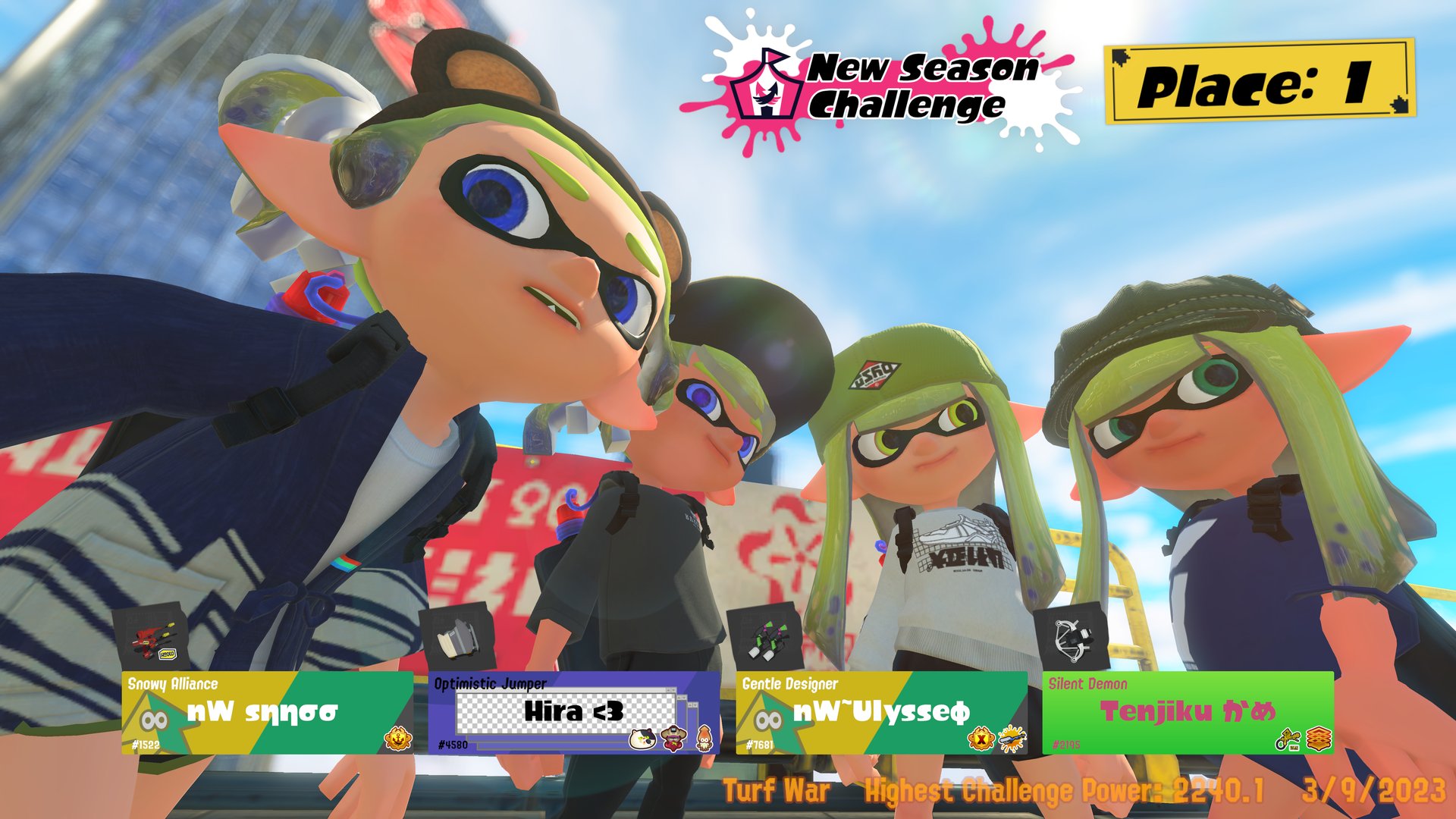 File:S3 New Season Challenge September 2023 place 1 EU.jpg - Inkipedia, the Splatoon wiki