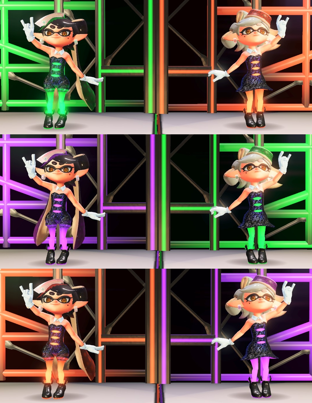 File:S3 Nessie vs Aliens vs Bigfoot Squid Sisters colors 1.jpg - Inkipedia, the Splatoon wiki