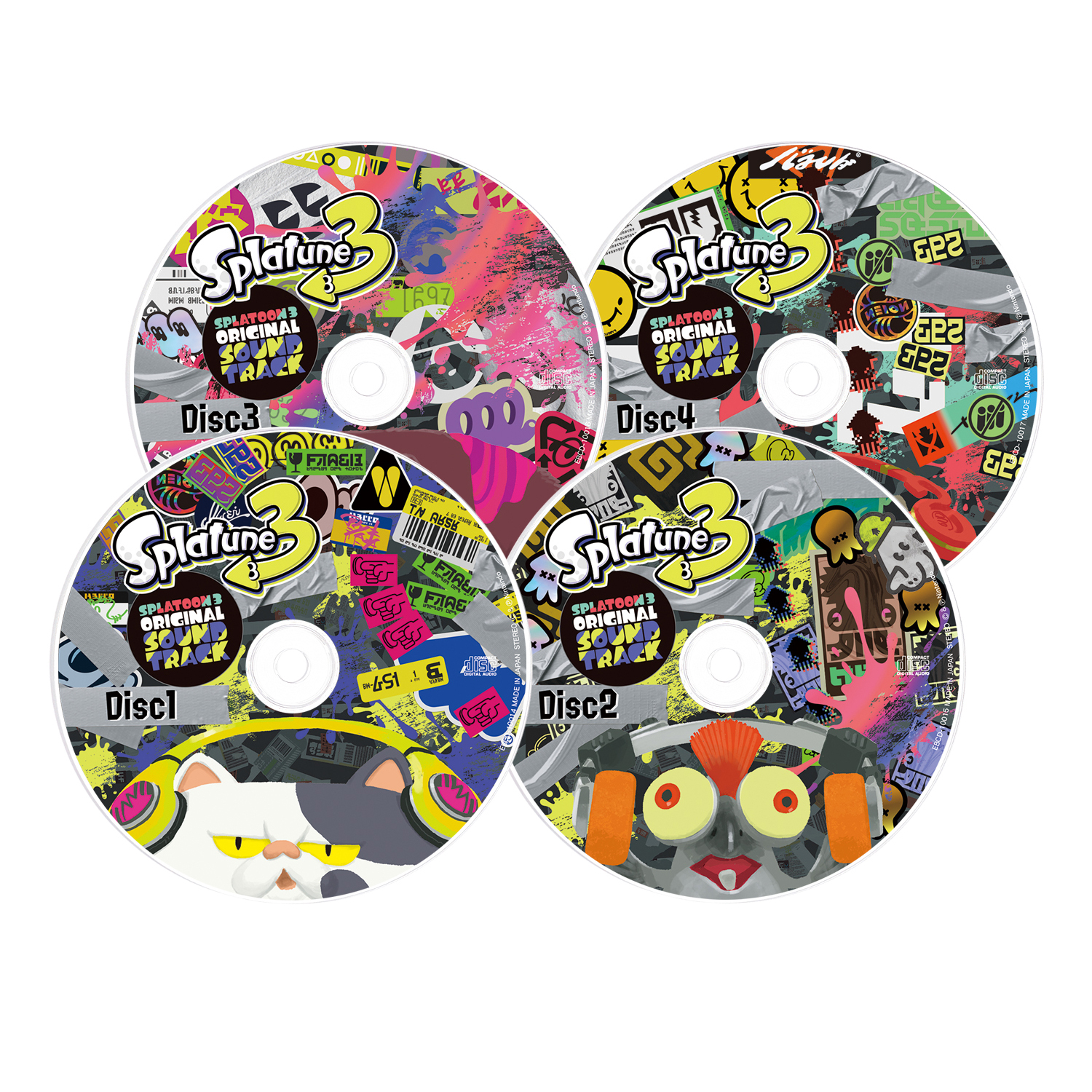 File:Splatune 3 discs.jpg - Inkipedia, the Splatoon wiki