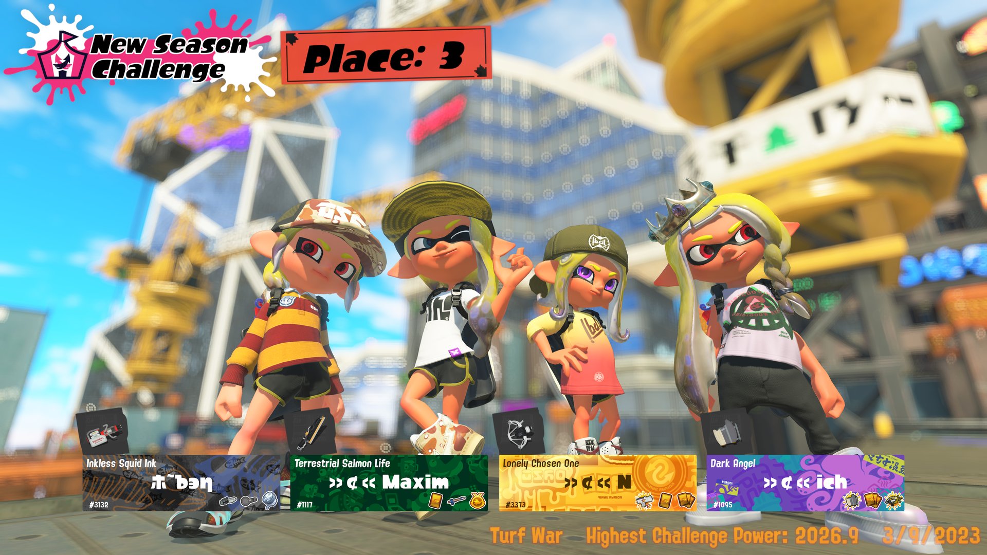 File:S3 New Season Challenge September 2023 place 3 EU.jpg - Inkipedia, the Splatoon wiki