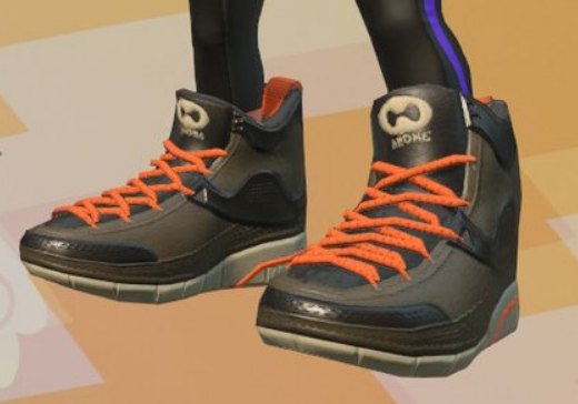 File:Amber Sea Slug Hi-Tops Front.png - Inkipedia, the Splatoon wiki