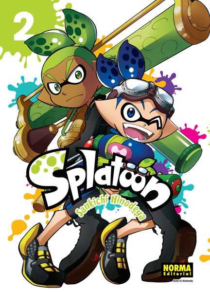 File:Splatoon (manga) volume 2 ES front cover.jpg - Inkipedia, the ...