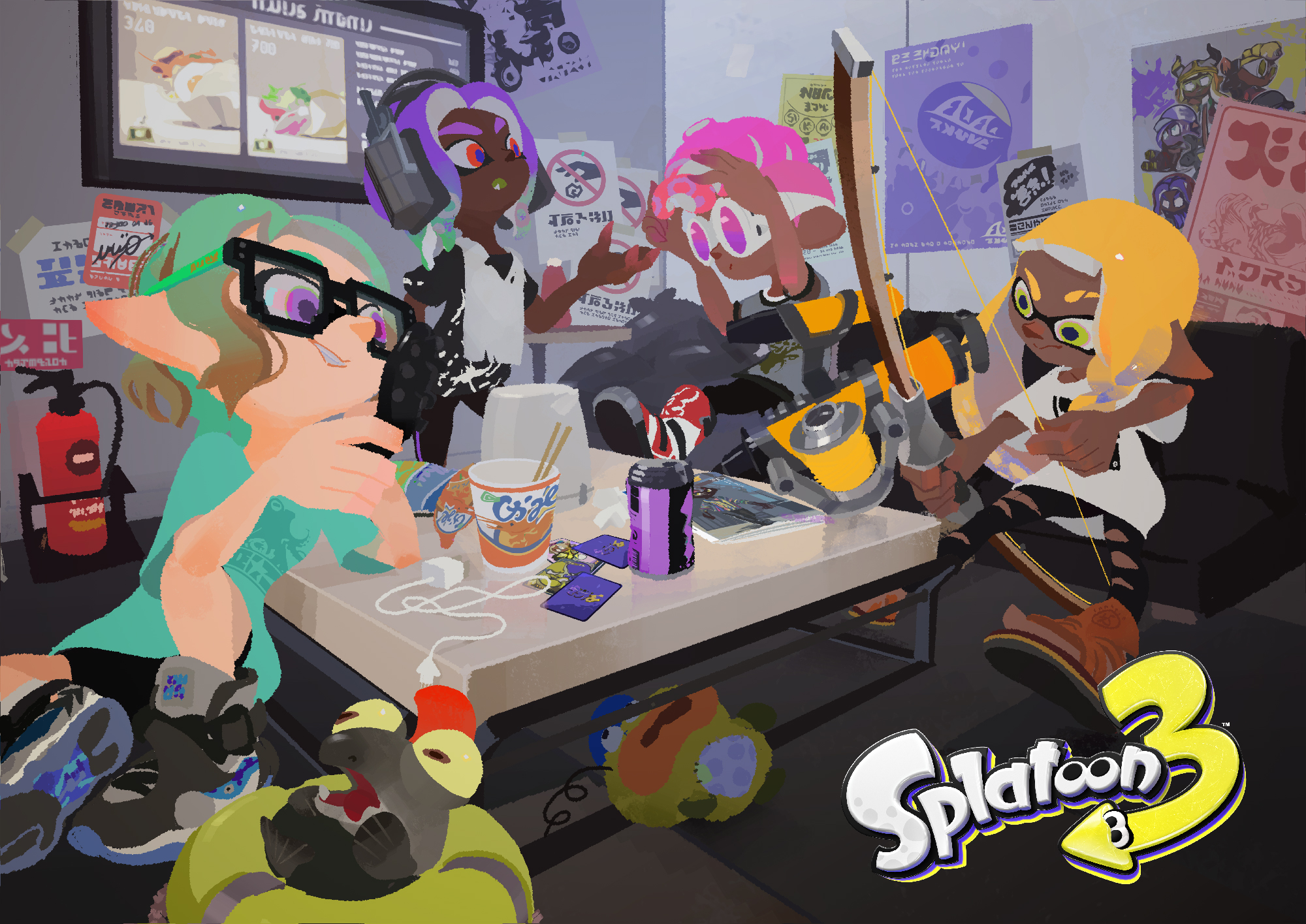 File:S3 first anniversary artwork.jpg - Inkipedia, the Splatoon wiki