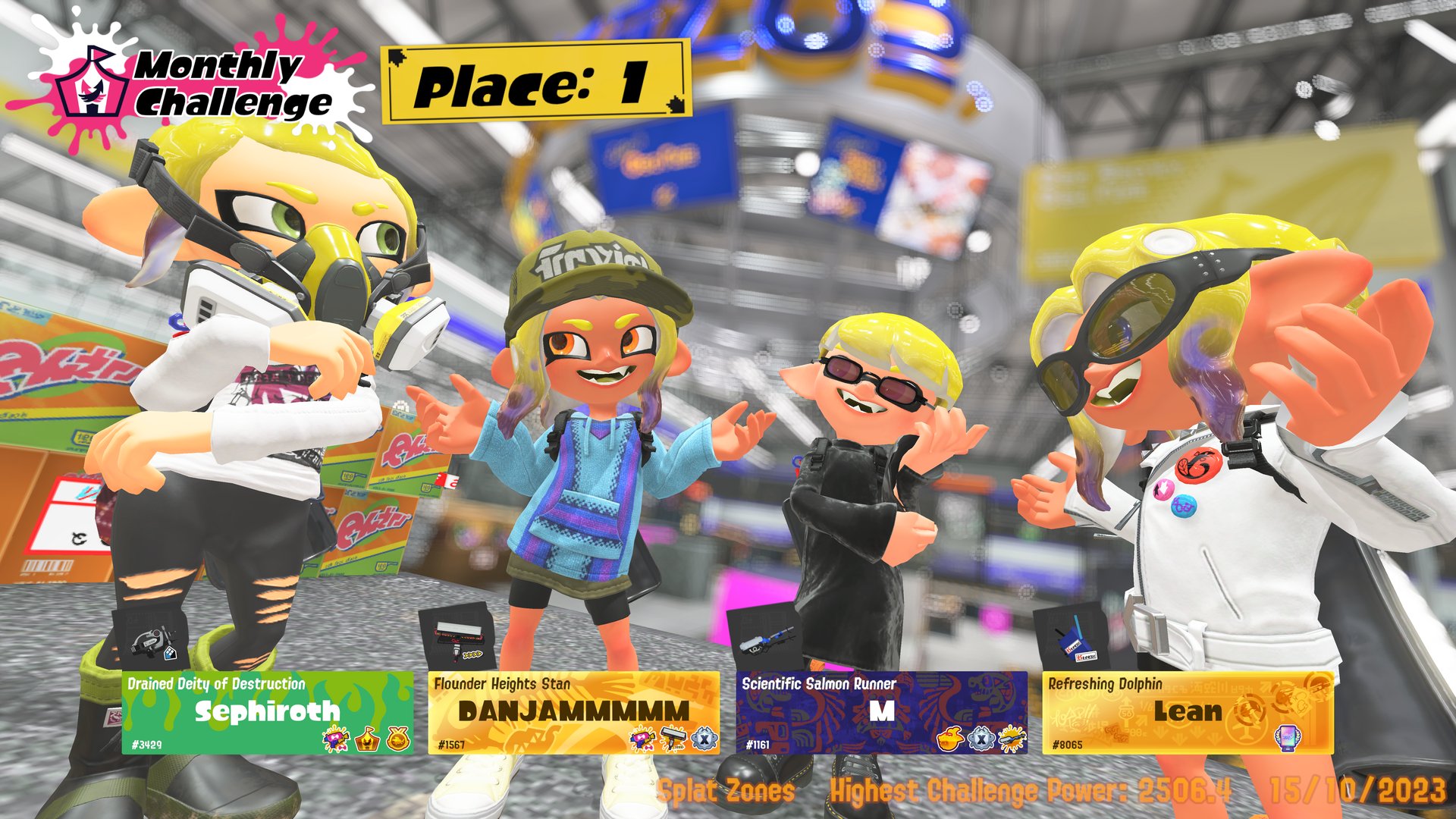 File:S3 Monthly Challenge October 2023 place 1 EU.jpg - Inkipedia, the Splatoon wiki