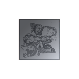 File:S3 Sticker silver Steel Eel sticker.png - Inkipedia, the Splatoon wiki