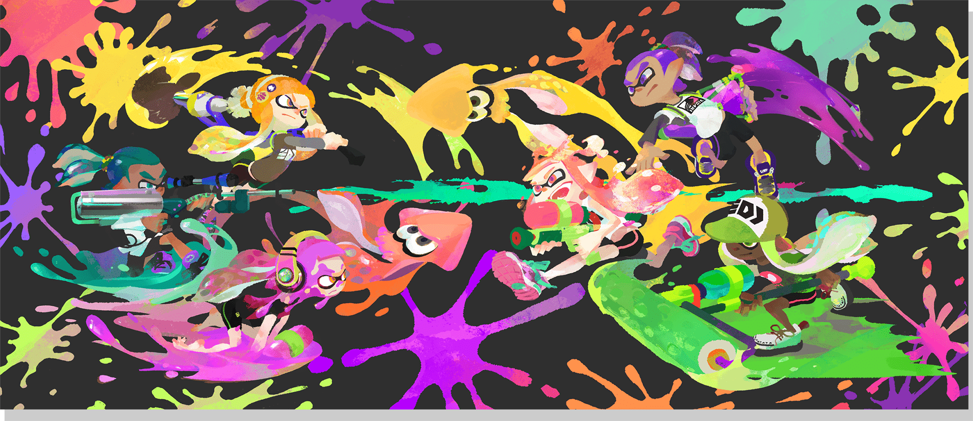 File:Release Day of Splatoon artwork.png - Inkipedia, the Splatoon wiki