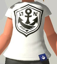 White Anchor Tee - Inkipedia, the Splatoon wiki