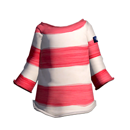 Pink Easy-Stripe Shirt - Inkipedia, the Splatoon wiki