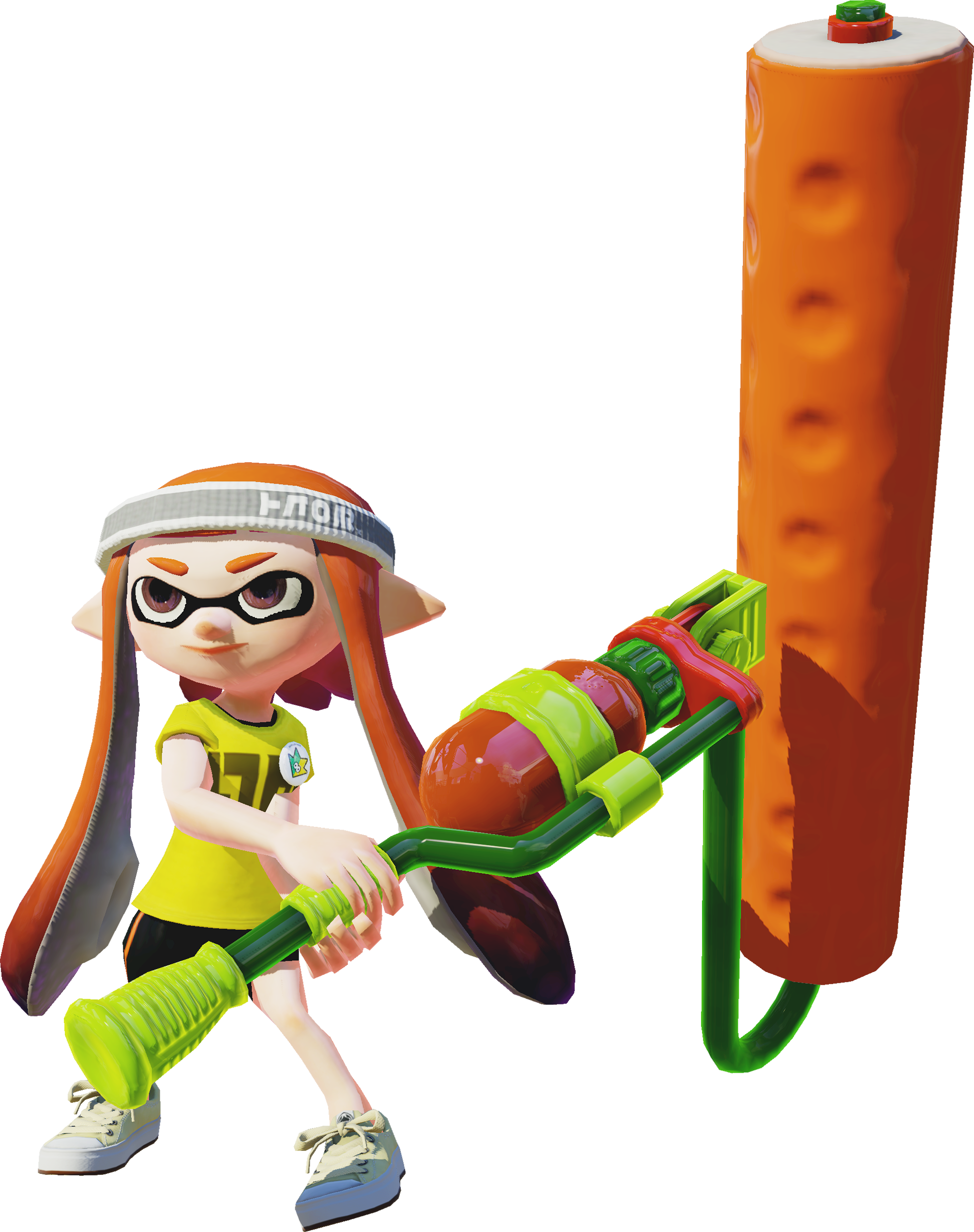File:Splatoon - Basic Tee Inkling Splat Roller.png - Inkipedia, the ...
