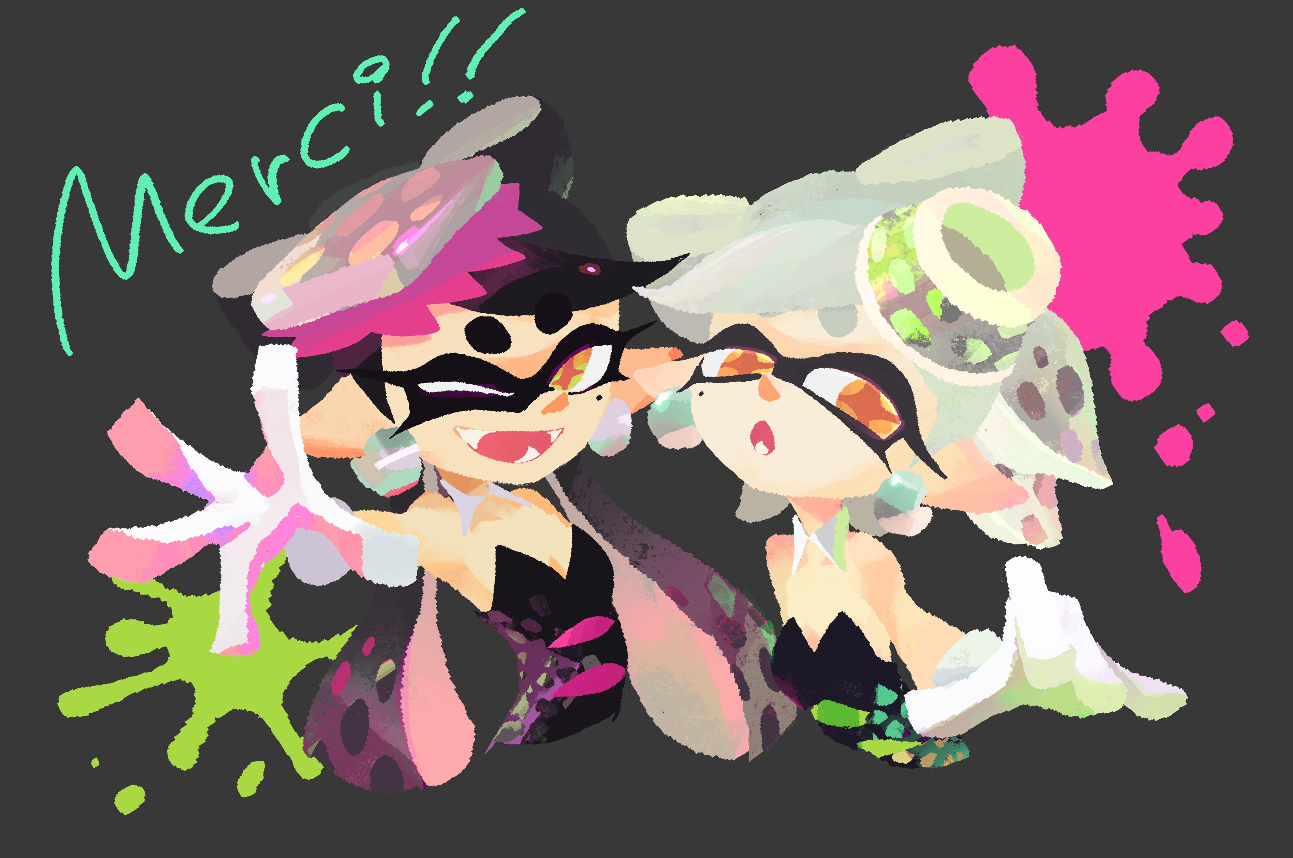 File:Squid Sisters - Thank You! FR.jpg - Inkipedia, the Splatoon wiki