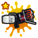 File:S3 Badge Blaster 6.png - Inkipedia, the Splatoon wiki