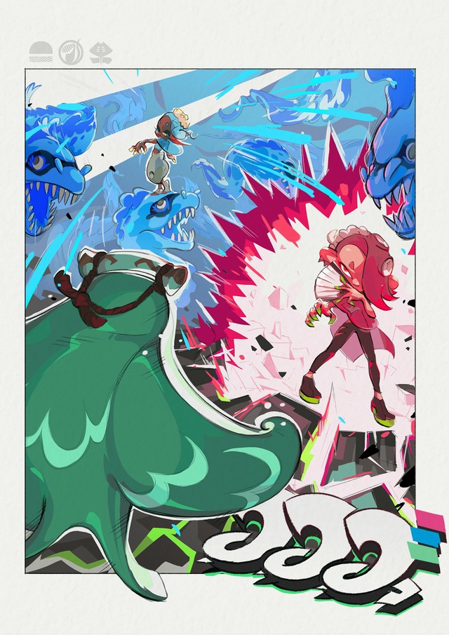 File:S3 Splatfest artwork Power vs Wisdom vs Courage.jpg - Inkipedia, the Splatoon wiki