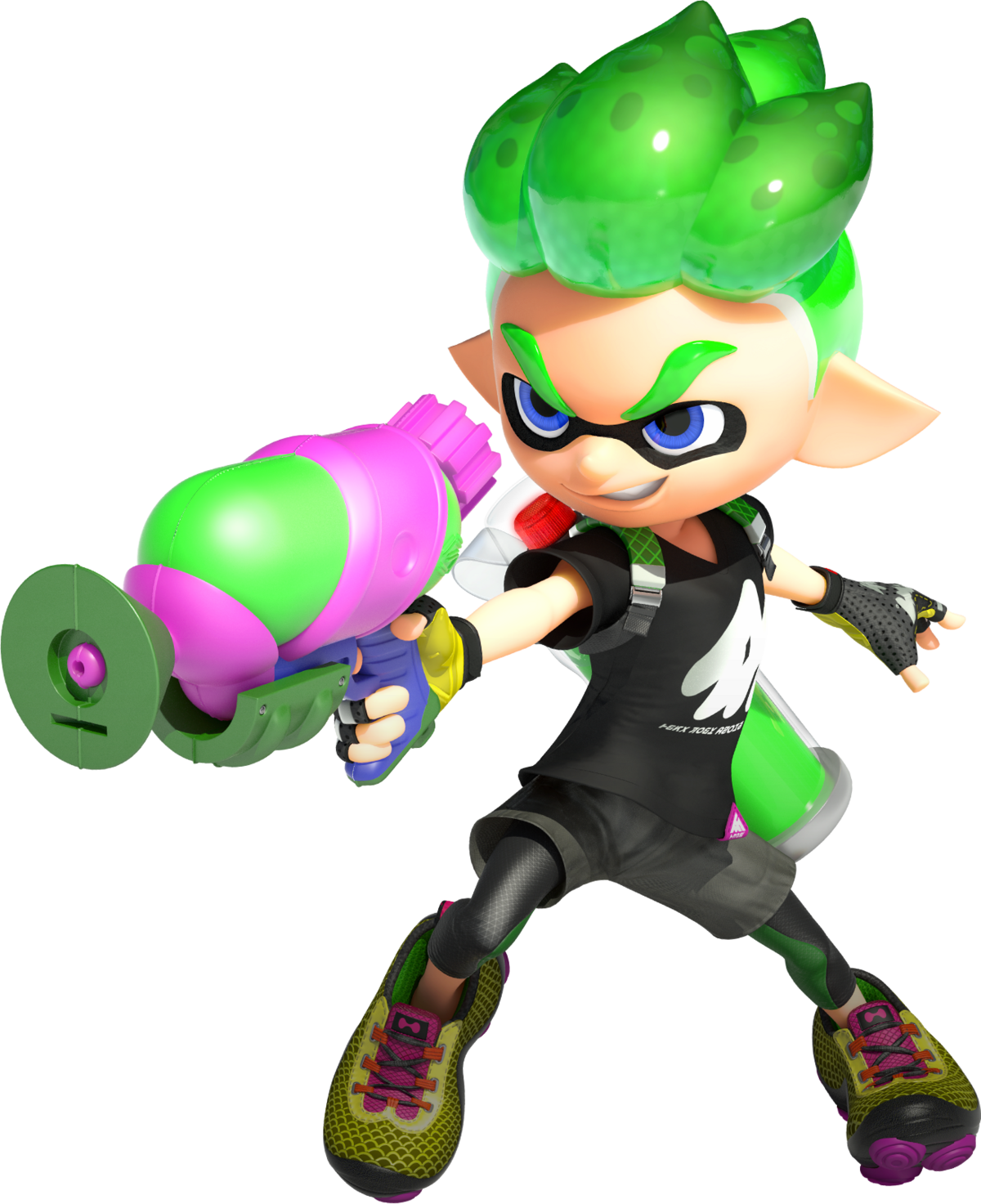 File:S2 green Inkling boy render.png - Inkipedia, the Splatoon wiki