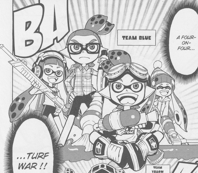 File:Splatoon Manga Chapter 0 Team Blue.jpg - Inkipedia, the Splatoon wiki