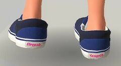 Blue Slip-Ons - Inkipedia, the Splatoon wiki