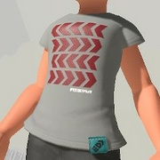 Gray Vector Tee - Inkipedia, the Splatoon wiki