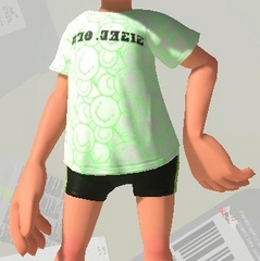 Lime BlobMob Tee - Inkipedia, the Splatoon wiki