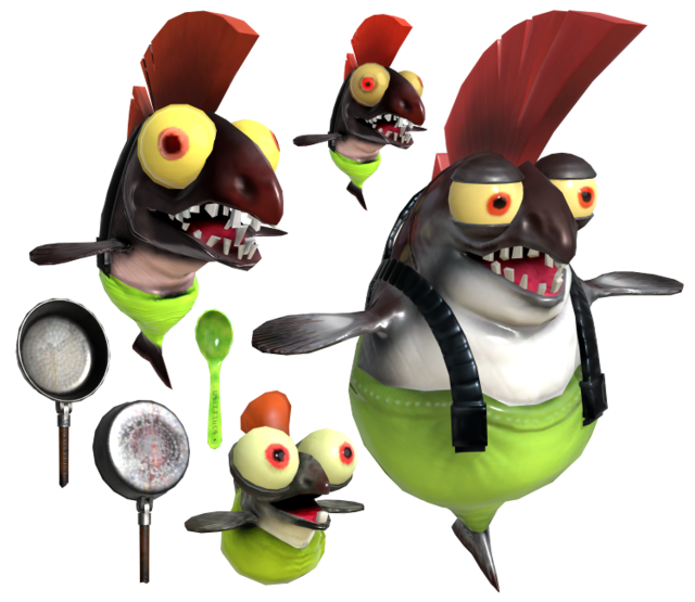 File:S3 Lesser Salmonids Models.png - Inkipedia, the Splatoon wiki