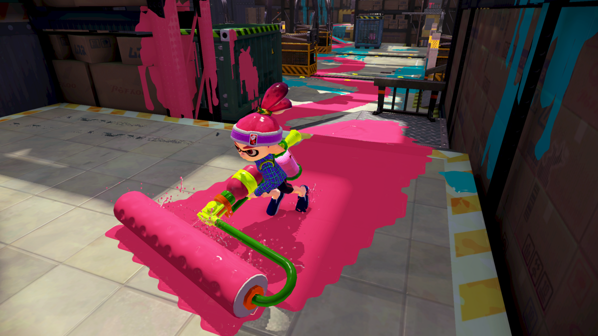 File:S E3 2014 Splat Roller promo.png - Inkipedia, the Splatoon wiki