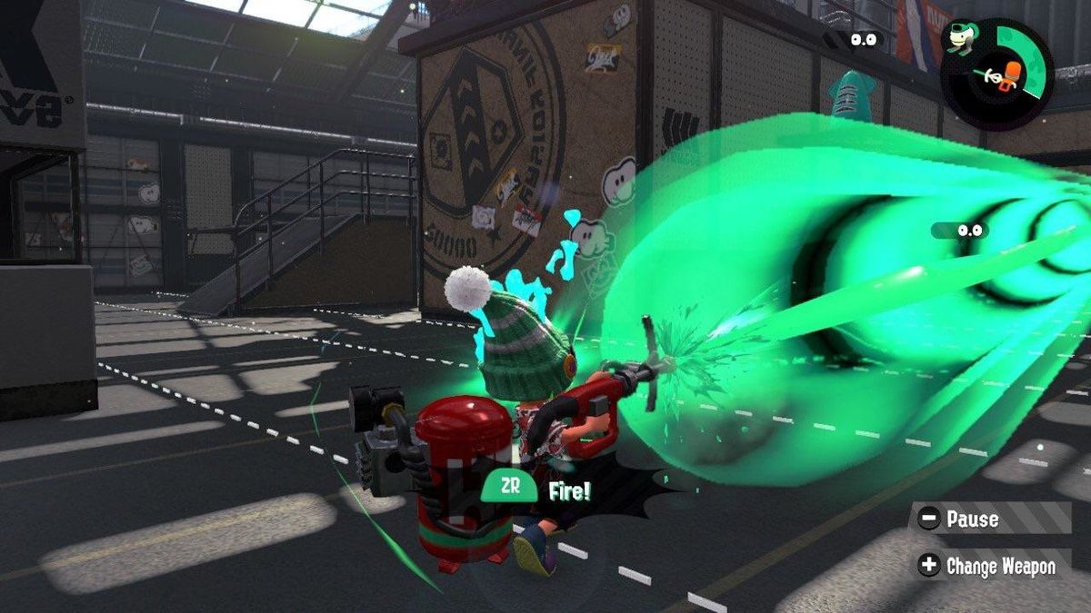 File:Sting Ray in the Training Room.jpg - Inkipedia, the Splatoon wiki