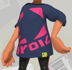 Navy Deca Logo Tee - Inkipedia, the Splatoon wiki