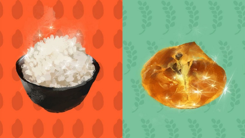Rice vs. Bread - Inkipedia, the Splatoon wiki