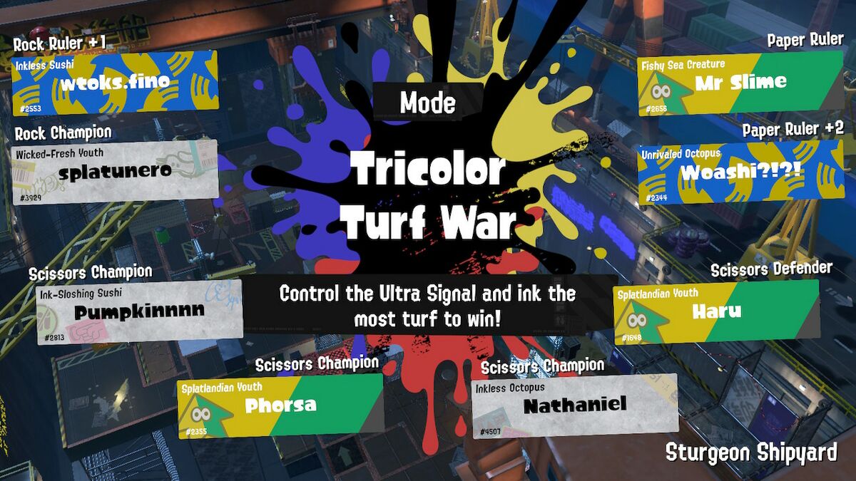 File:Tri-Color Turf War opening 1.jpg - Inkipedia, the Splatoon wiki