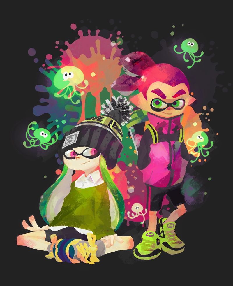 File:Inkling Christmas Card.jpg - Inkipedia, the Splatoon wiki
