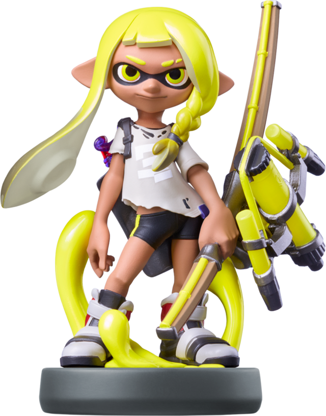 File:S3 amiibo Inkling (Yellow).png - Inkipedia, the Splatoon wiki