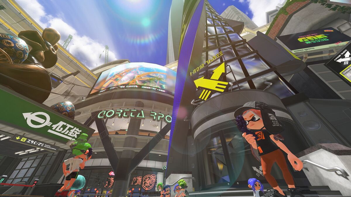 File:S3 Lobby Tower.jpg - Inkipedia, the Splatoon wiki