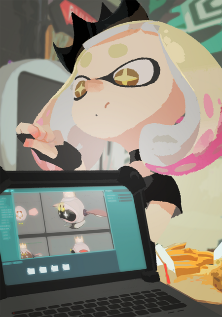 Pearl Drone - Inkipedia, the Splatoon wiki