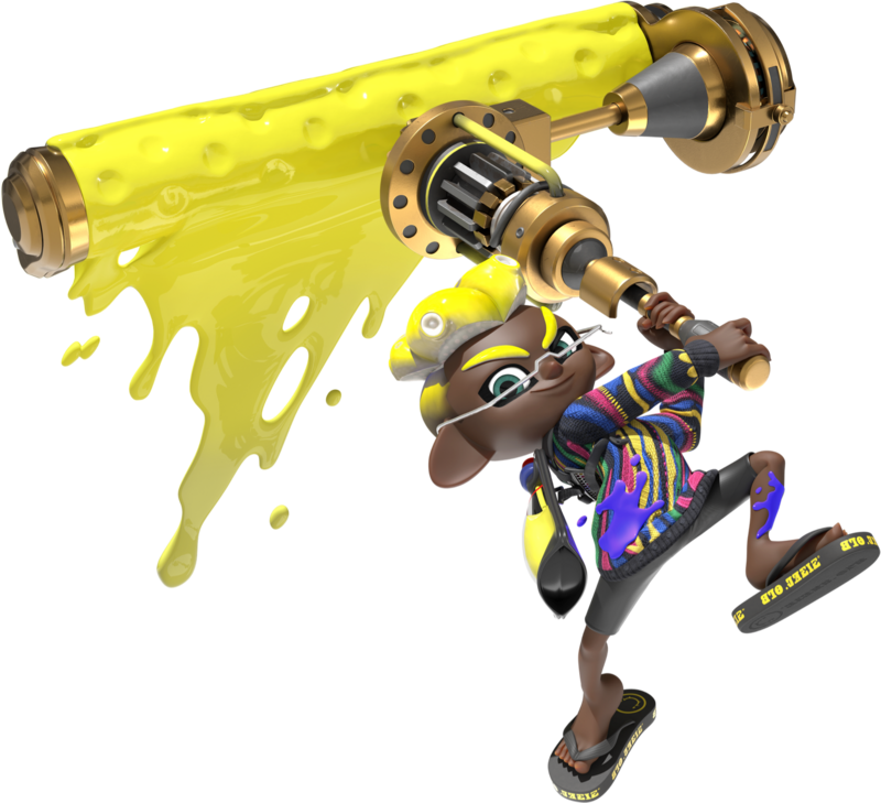 File:S3 art 3D Octoling Gold Dynamo Roller.png - Inkipedia, the Splatoon wiki