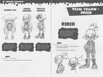 List of Splatoon manga characters - Inkipedia, the Splatoon wiki